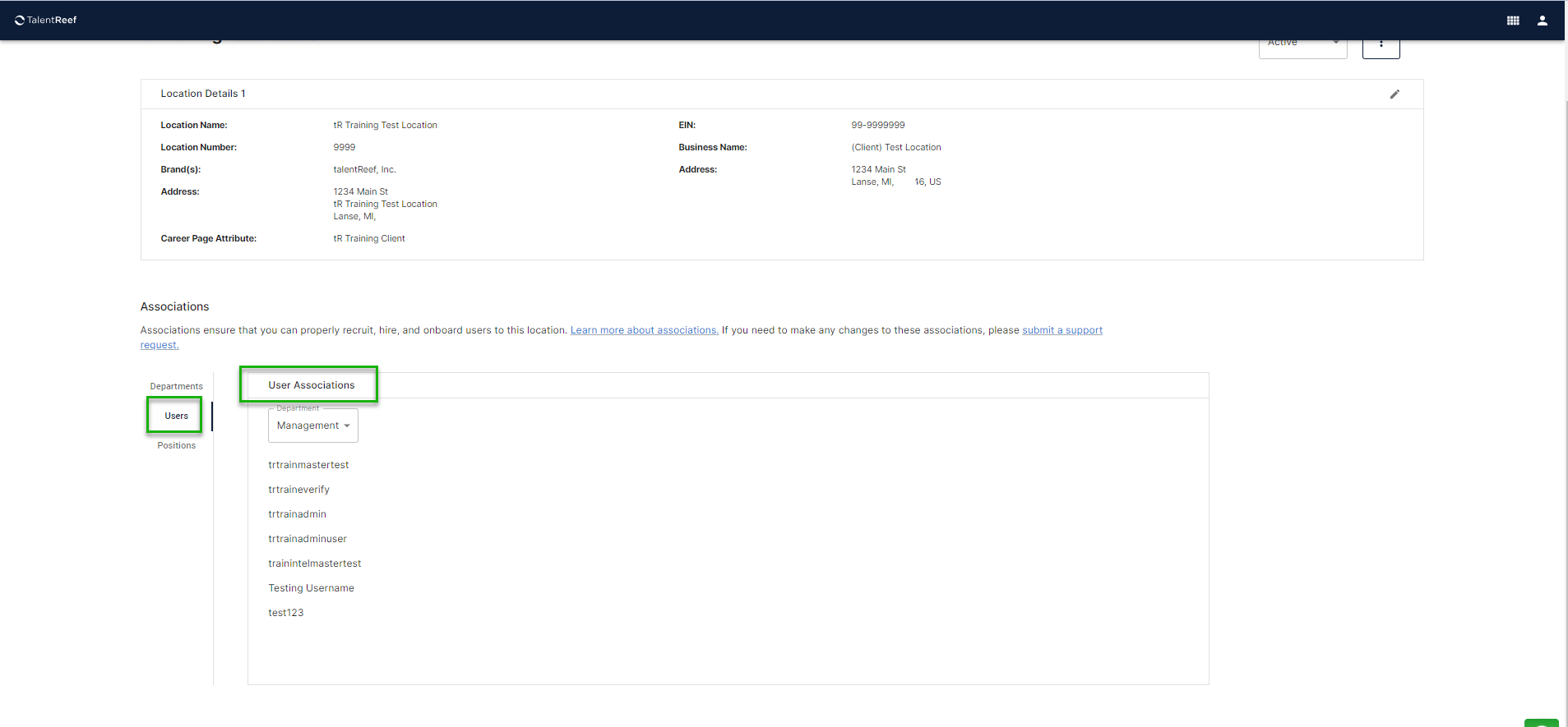 Locations Management