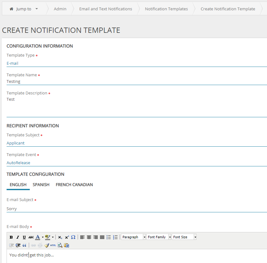Configuring Email And Text Notifications