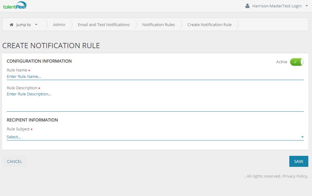 Configuring Email And Text Notifications