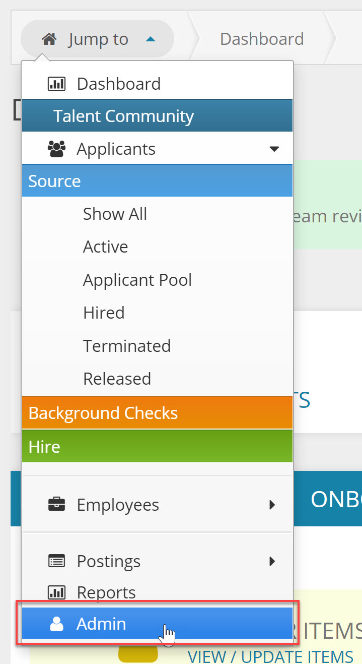 Application Required Steps