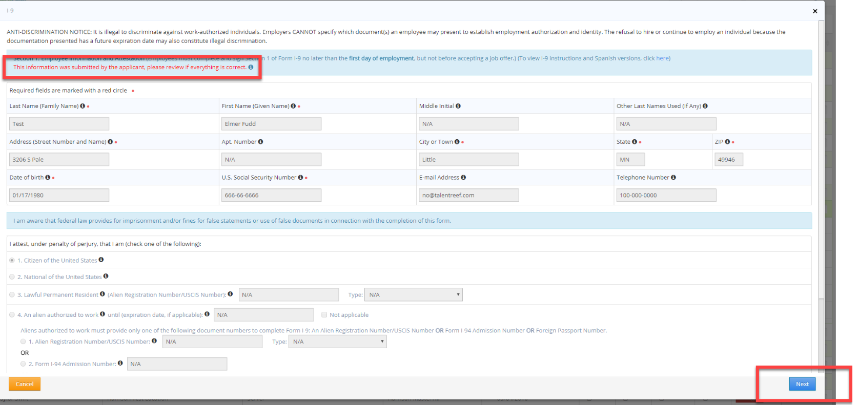 Completing the I-9 Form