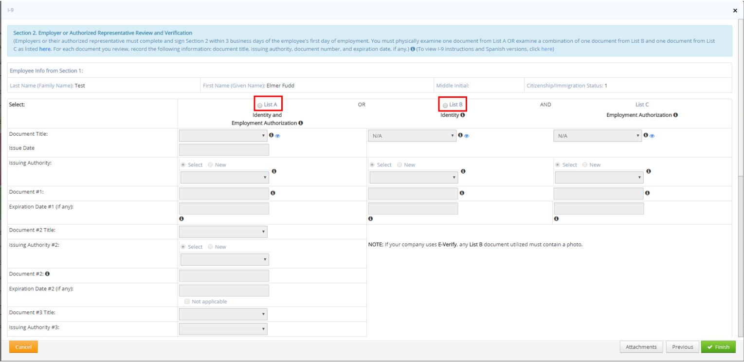 Completing the I-9 Form