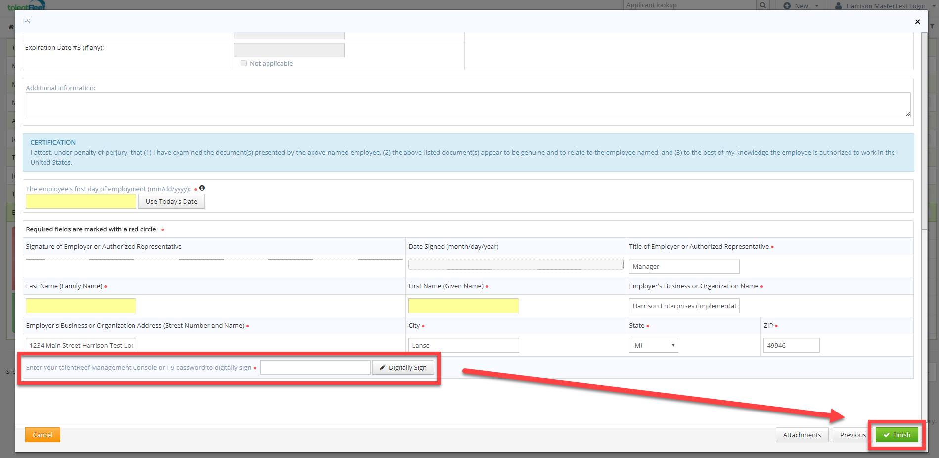 Completing the I-9 Form