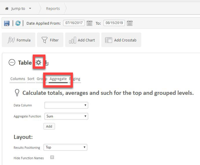 Customizing Your Reports