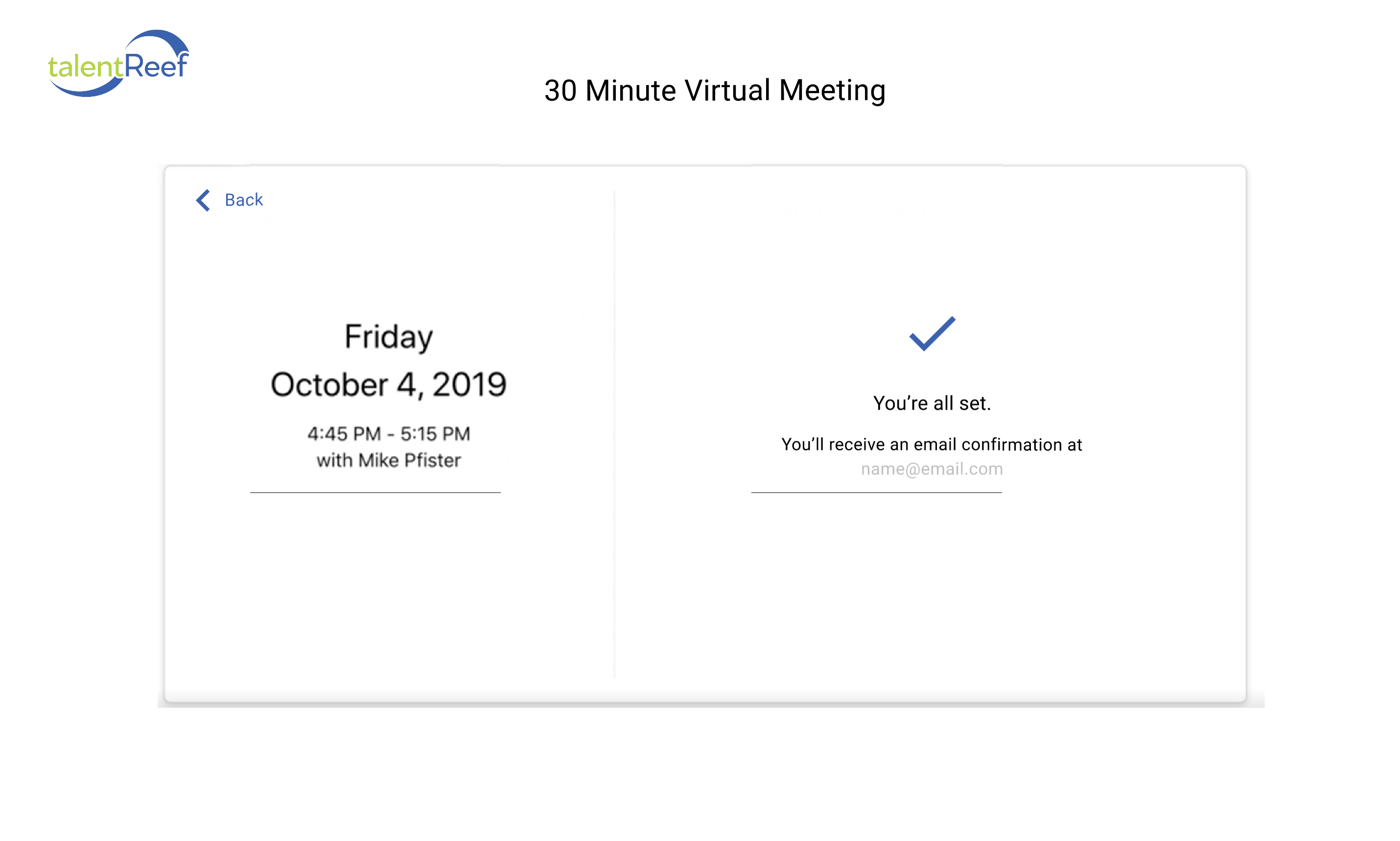 Enhanced Interview Scheduling