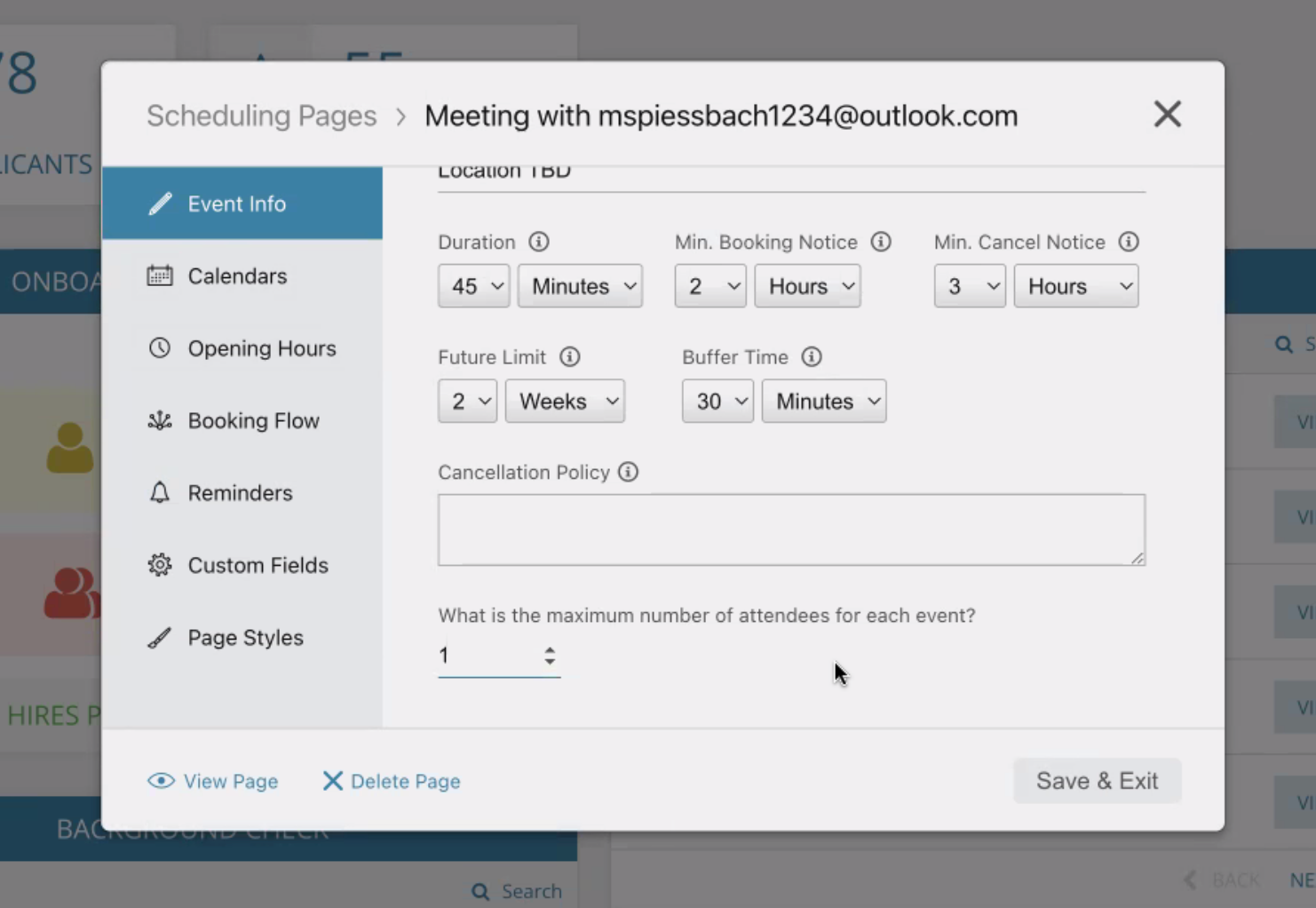 Enhanced Interview Scheduling