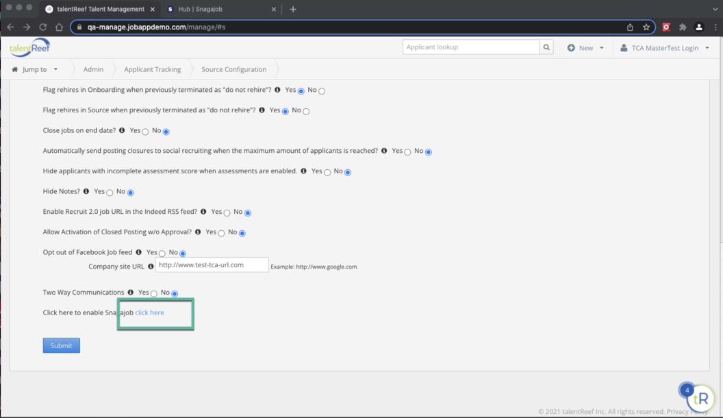 External Job Board - Snagajob