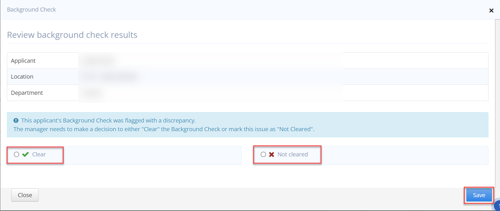Understanding the Background Check Module