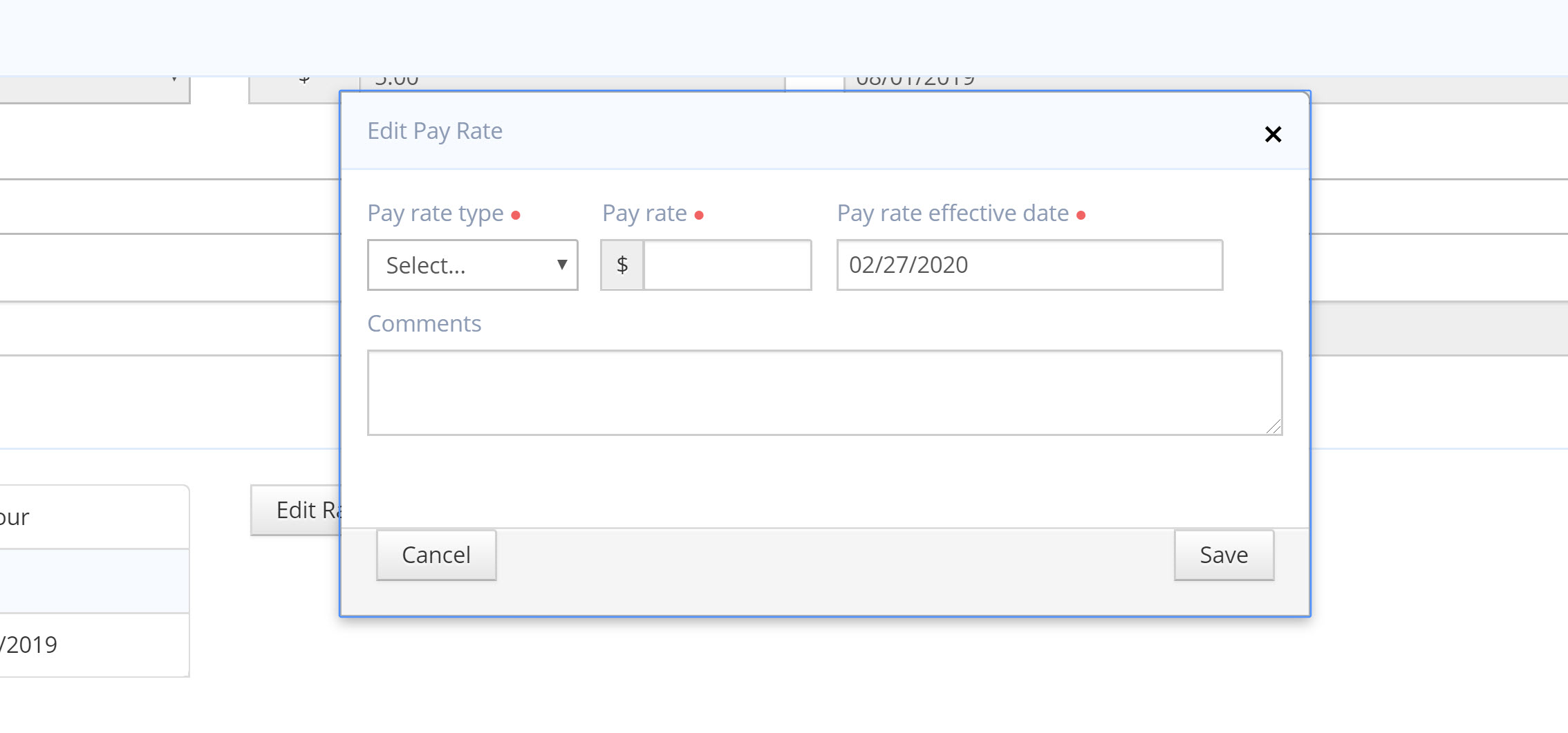 Updating Active Employees