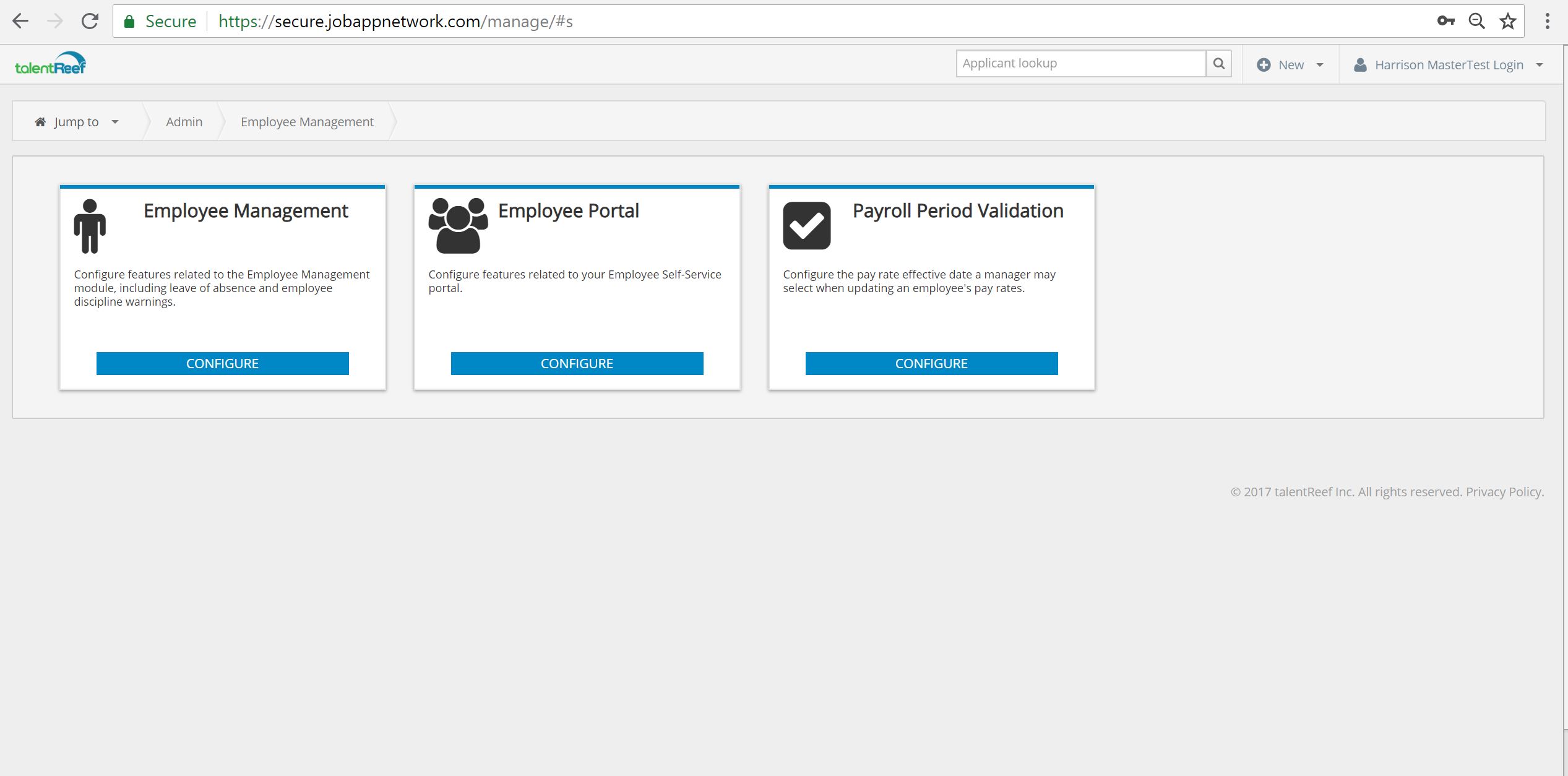 Configuring the Employee Portal (Employee Self-Service)