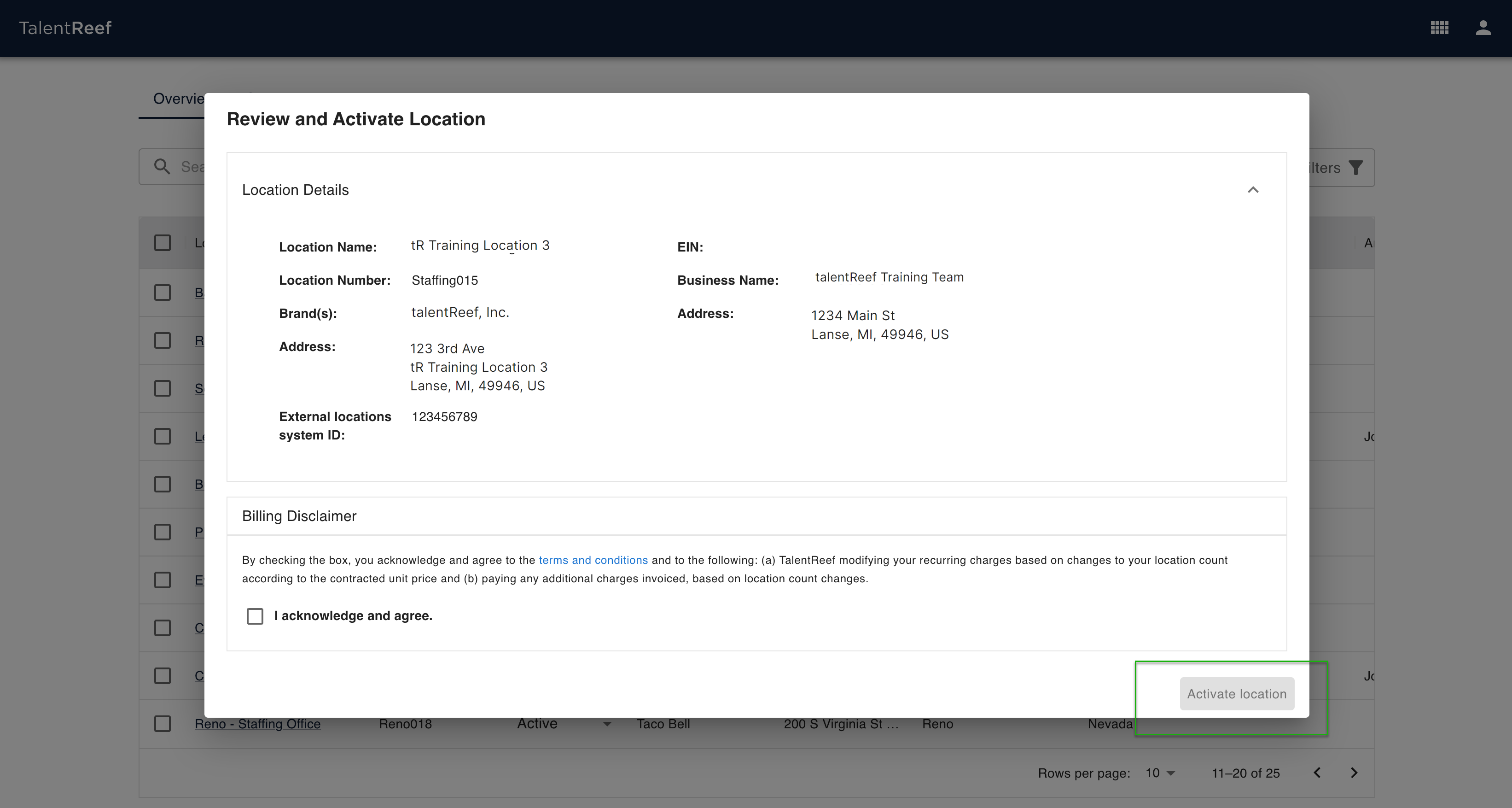 Locations Management