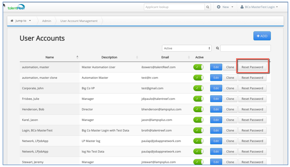 User Account Management