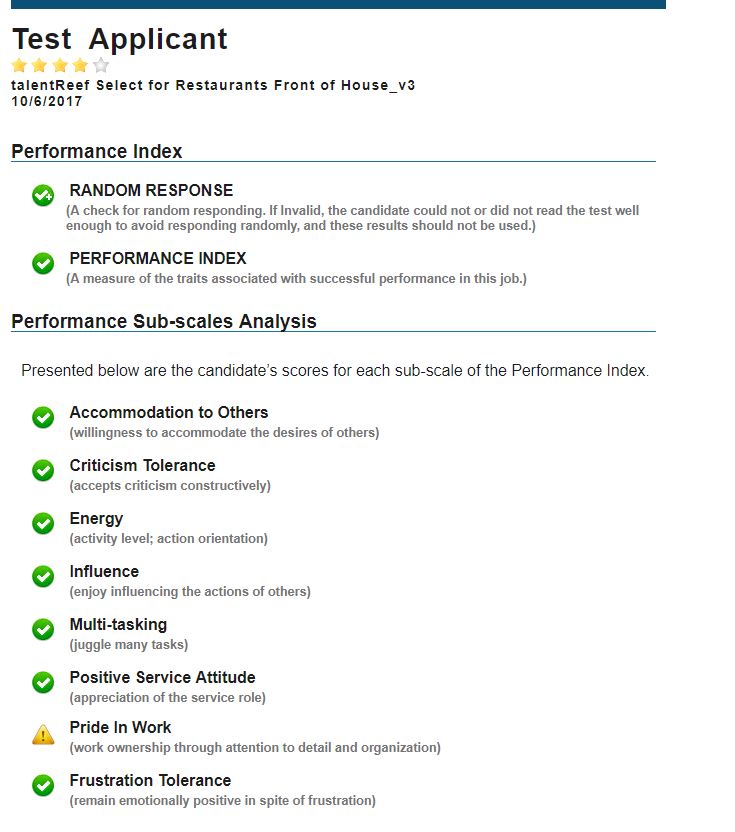 Reviewing Assessments