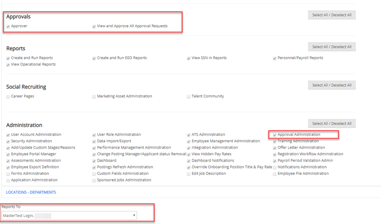 Setting Up the Approvals Process