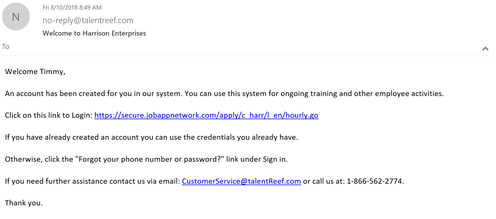 Manually Adding an Employee