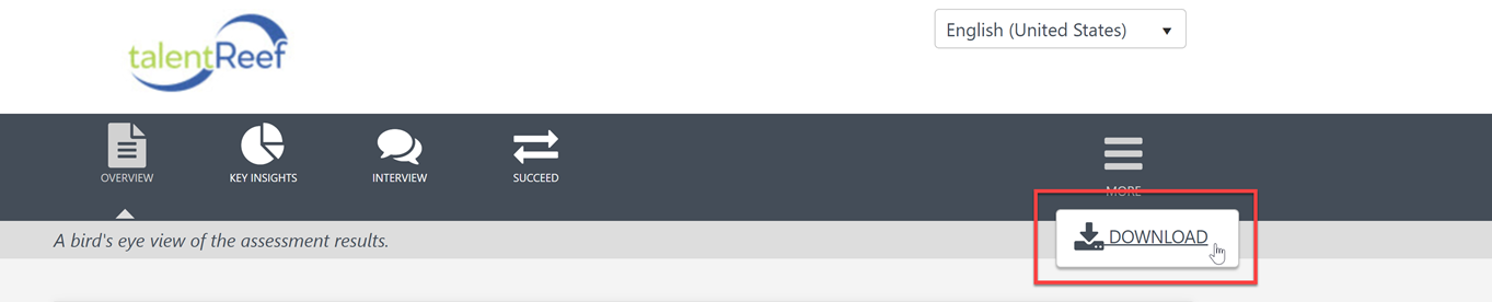 Reviewing Outmatch Assessment Results