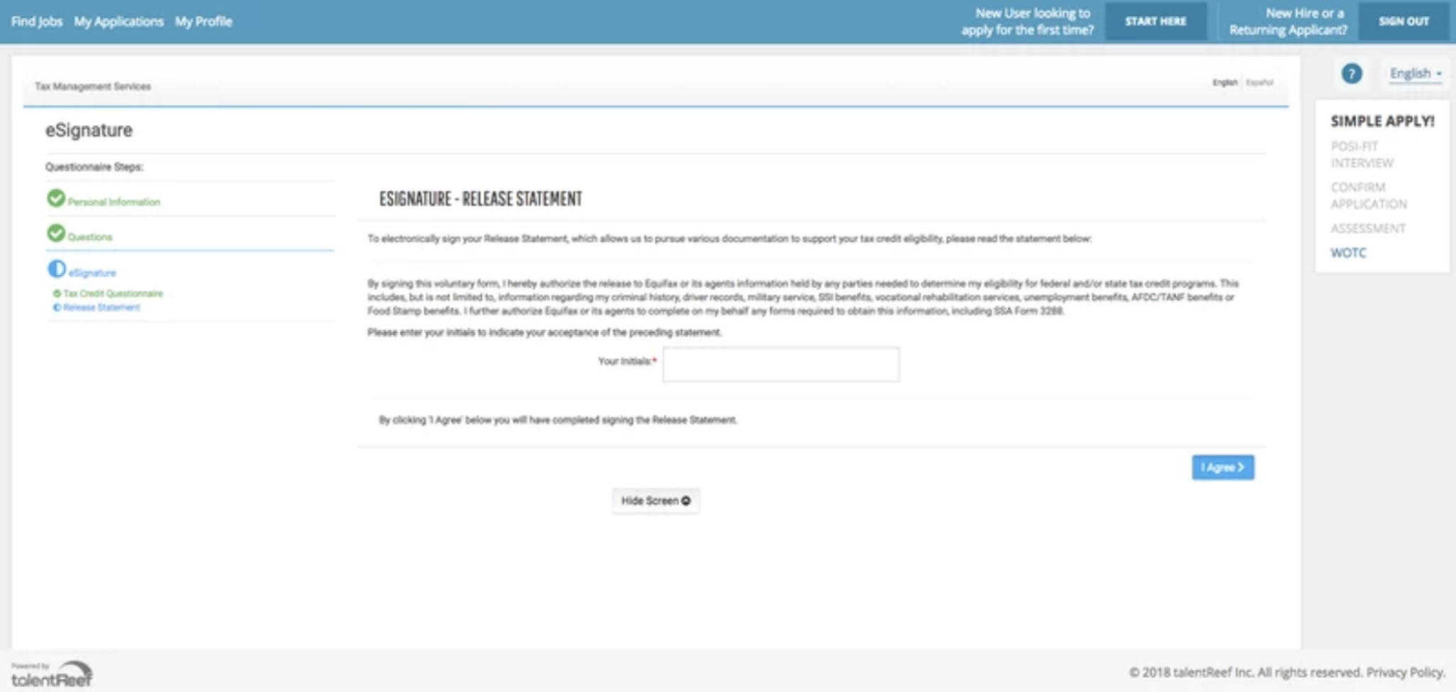 Completing Your WOTC Questionnaire
