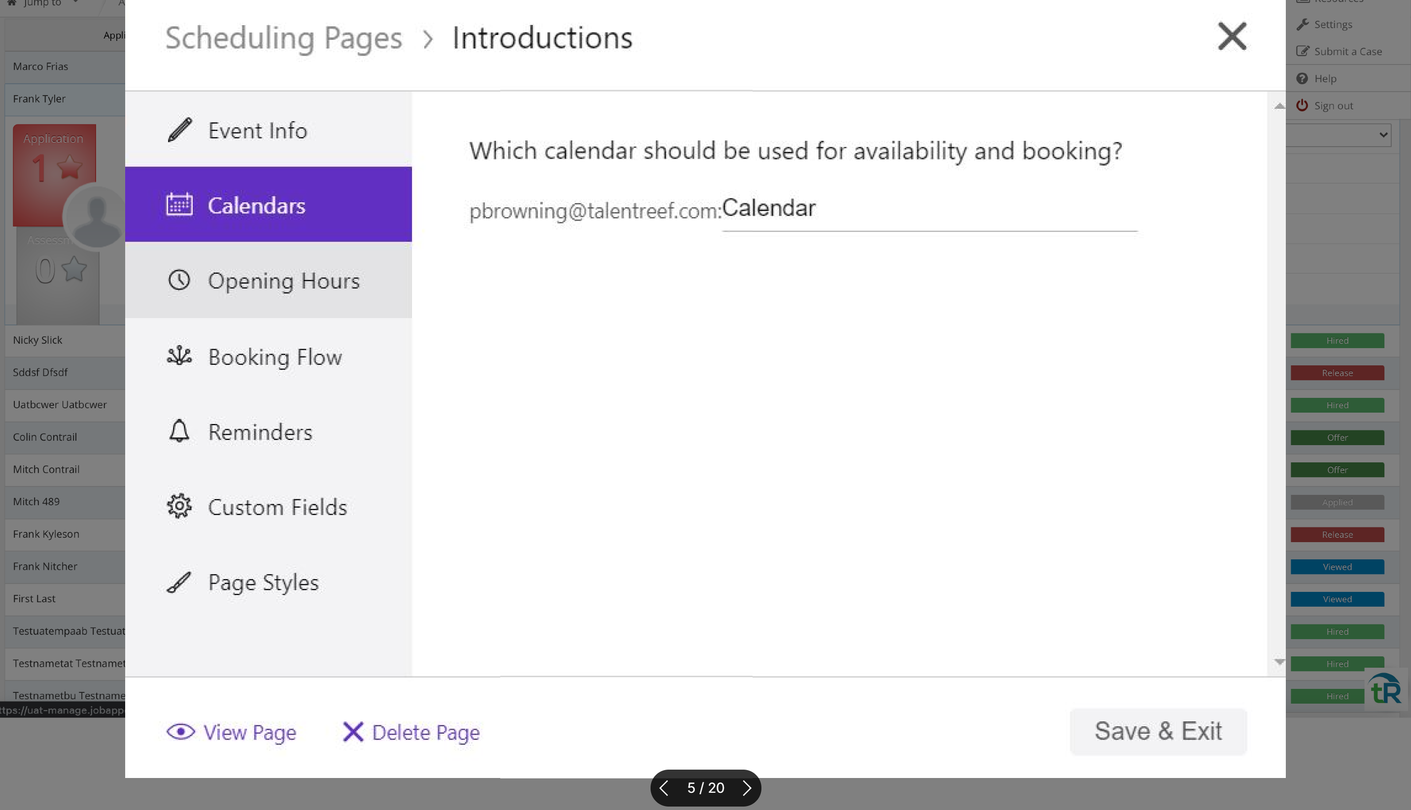 Enhanced Interview Scheduling