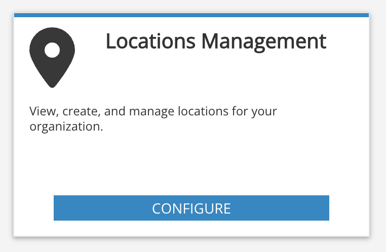 Locations Management