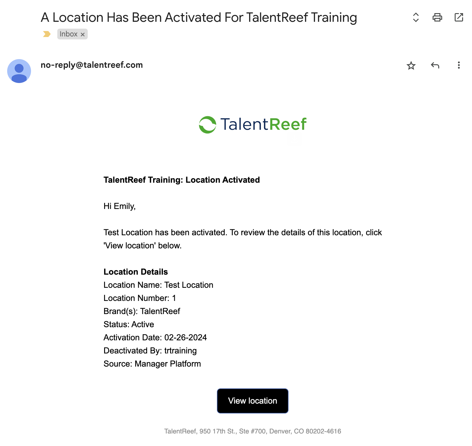 Locations Management