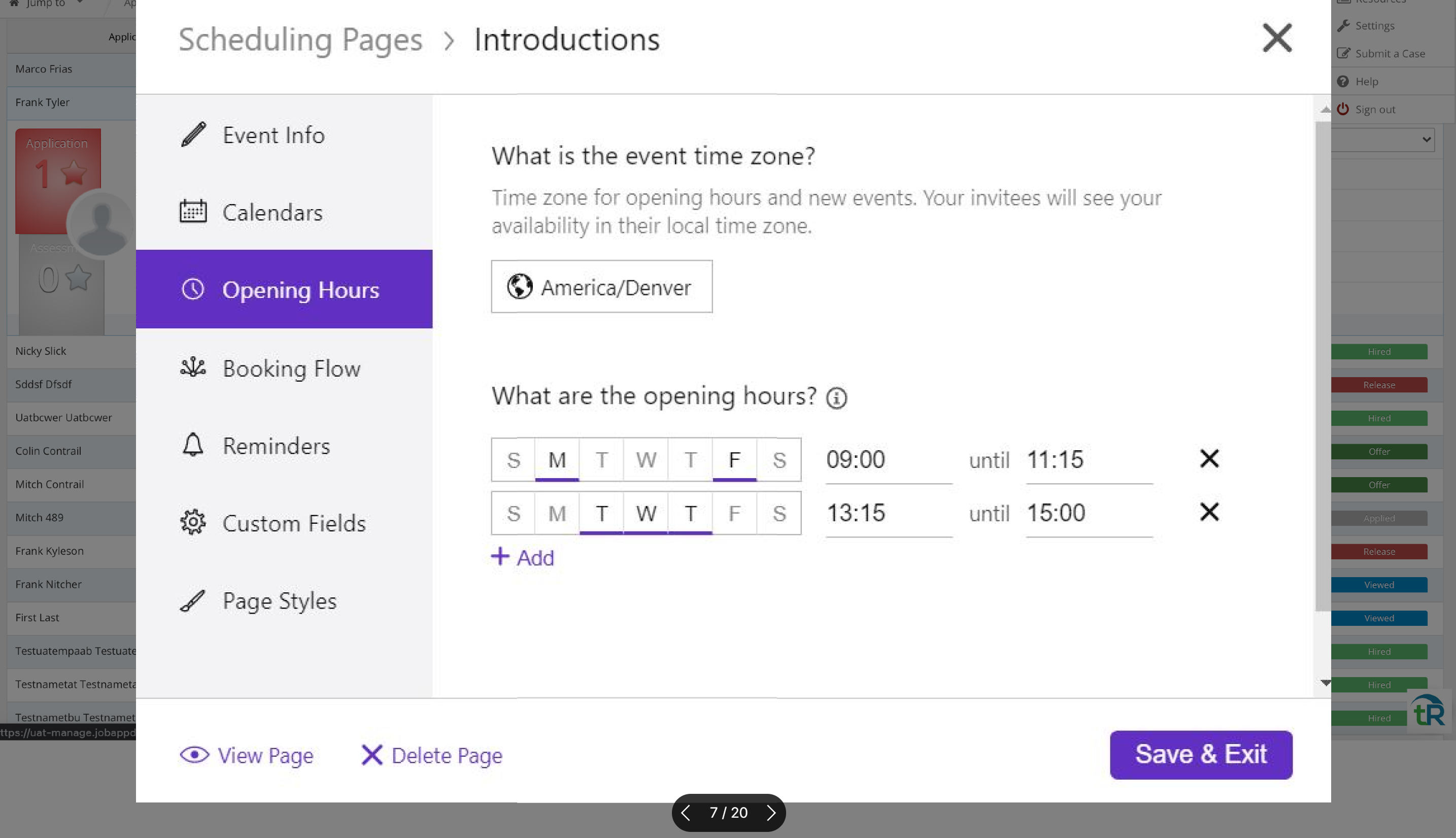 Enhanced Interview Scheduling
