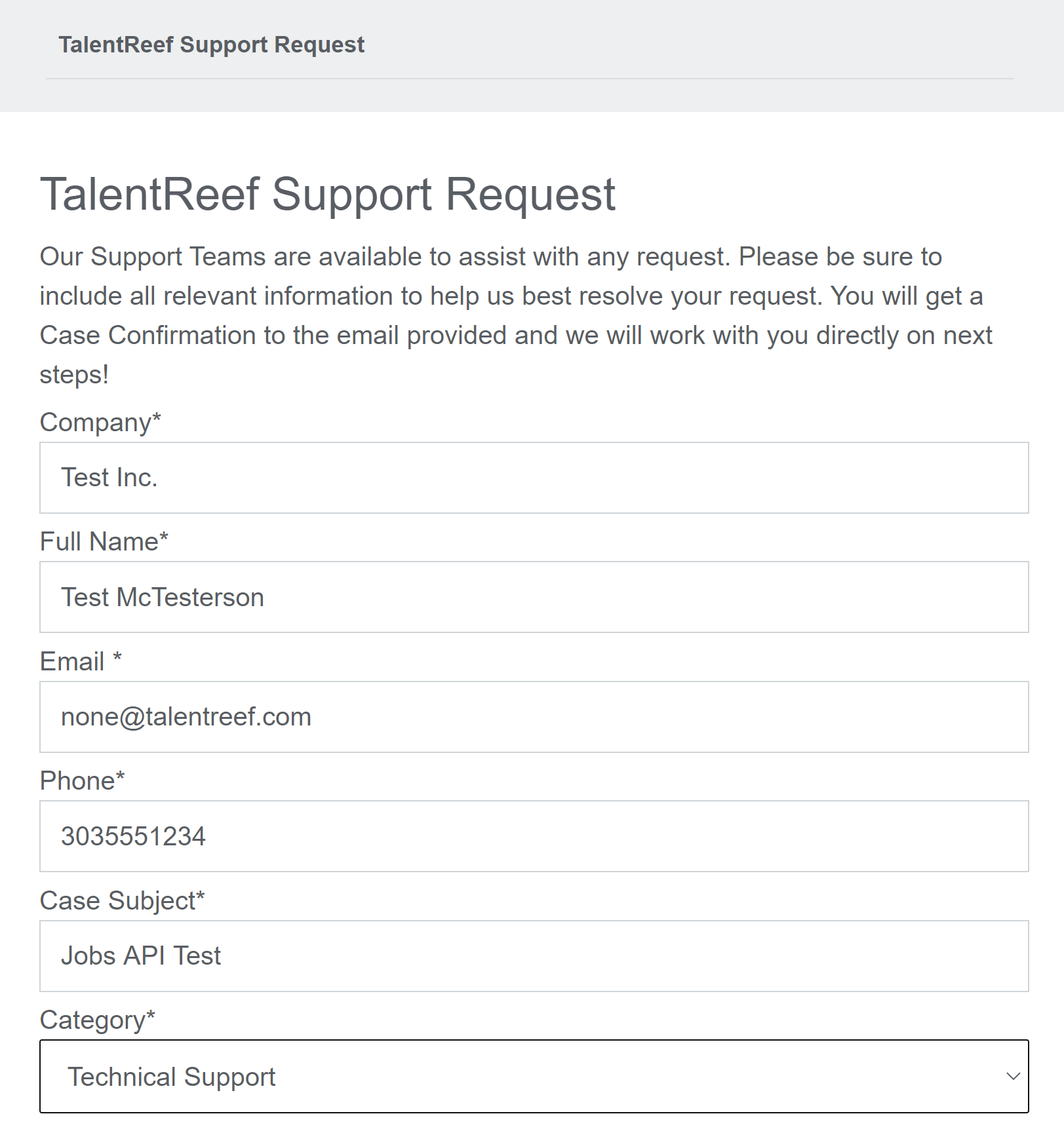 TalentReef Jobs API