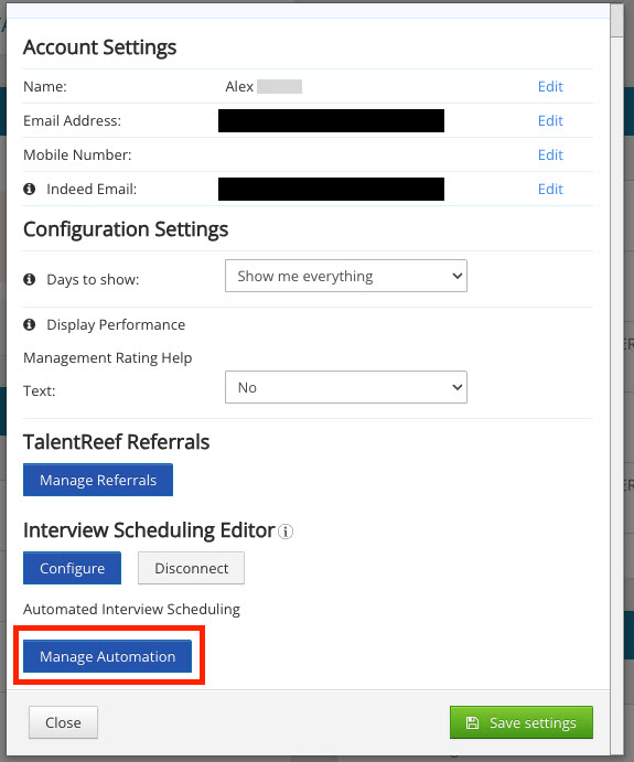 Enhanced Interview Scheduling