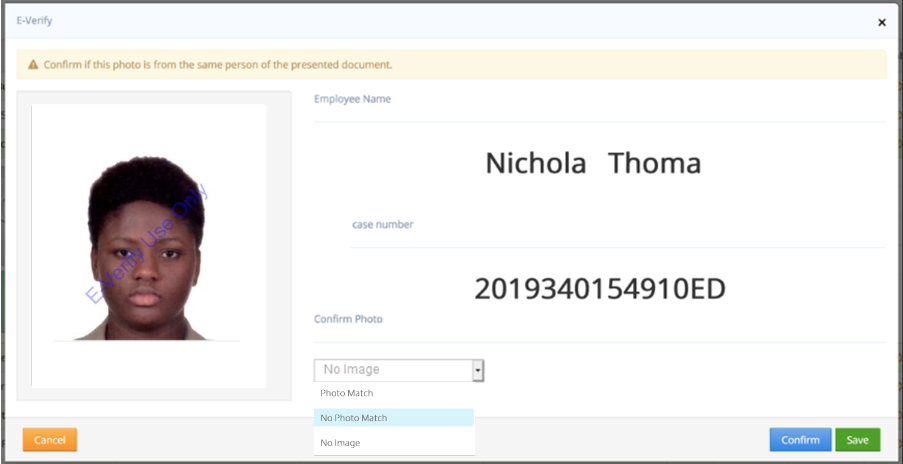 E-Verify Case Results